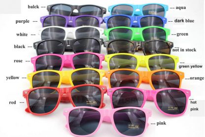 design your own sunglasses multi color options bulk wholesale party supply
